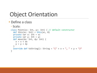 An introduction to scala | PPTX