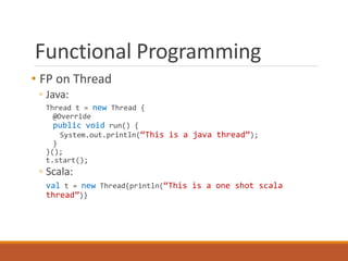 An introduction to scala | PPTX