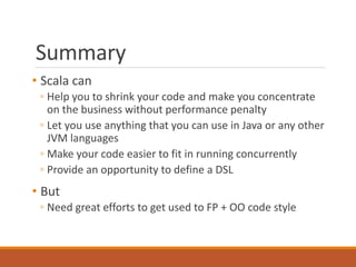 An introduction to scala | PPTX