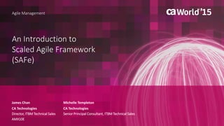 An Introduction to Scaled Agile Framework (SAFe) | PDF