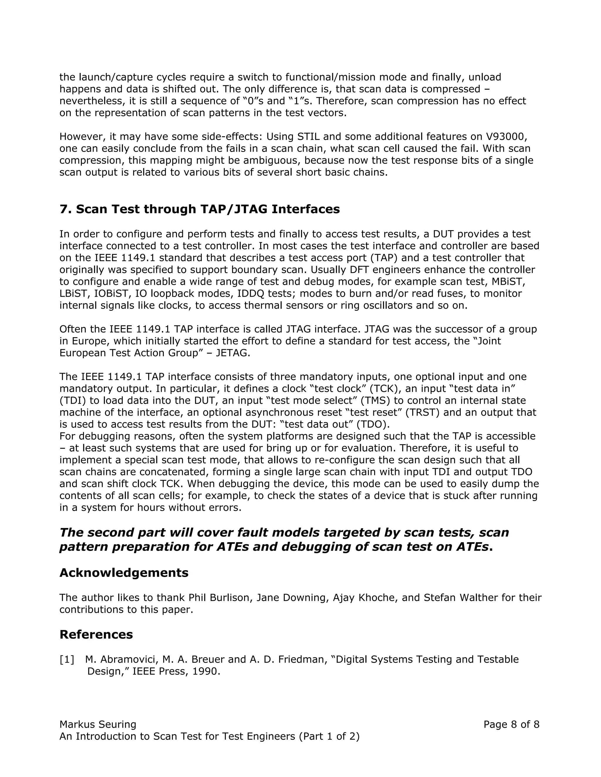 An introduction to scan test for test engineers | PDF