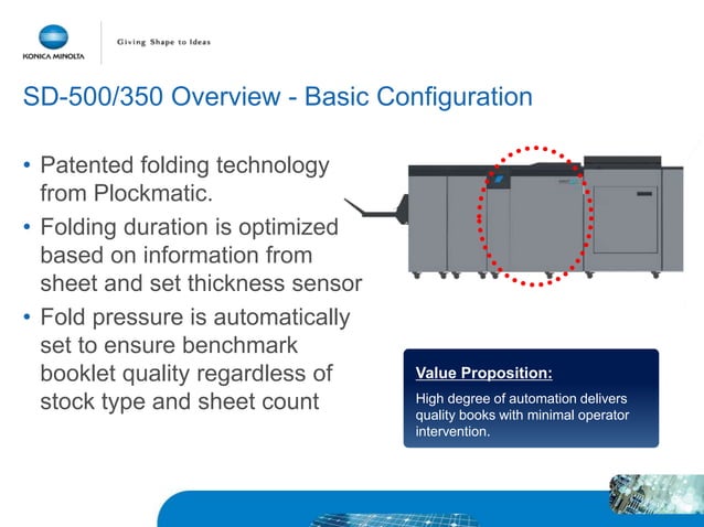 Introducing the Plockmatic SD-500 & SD-350 Production Booklet Maker | PPT