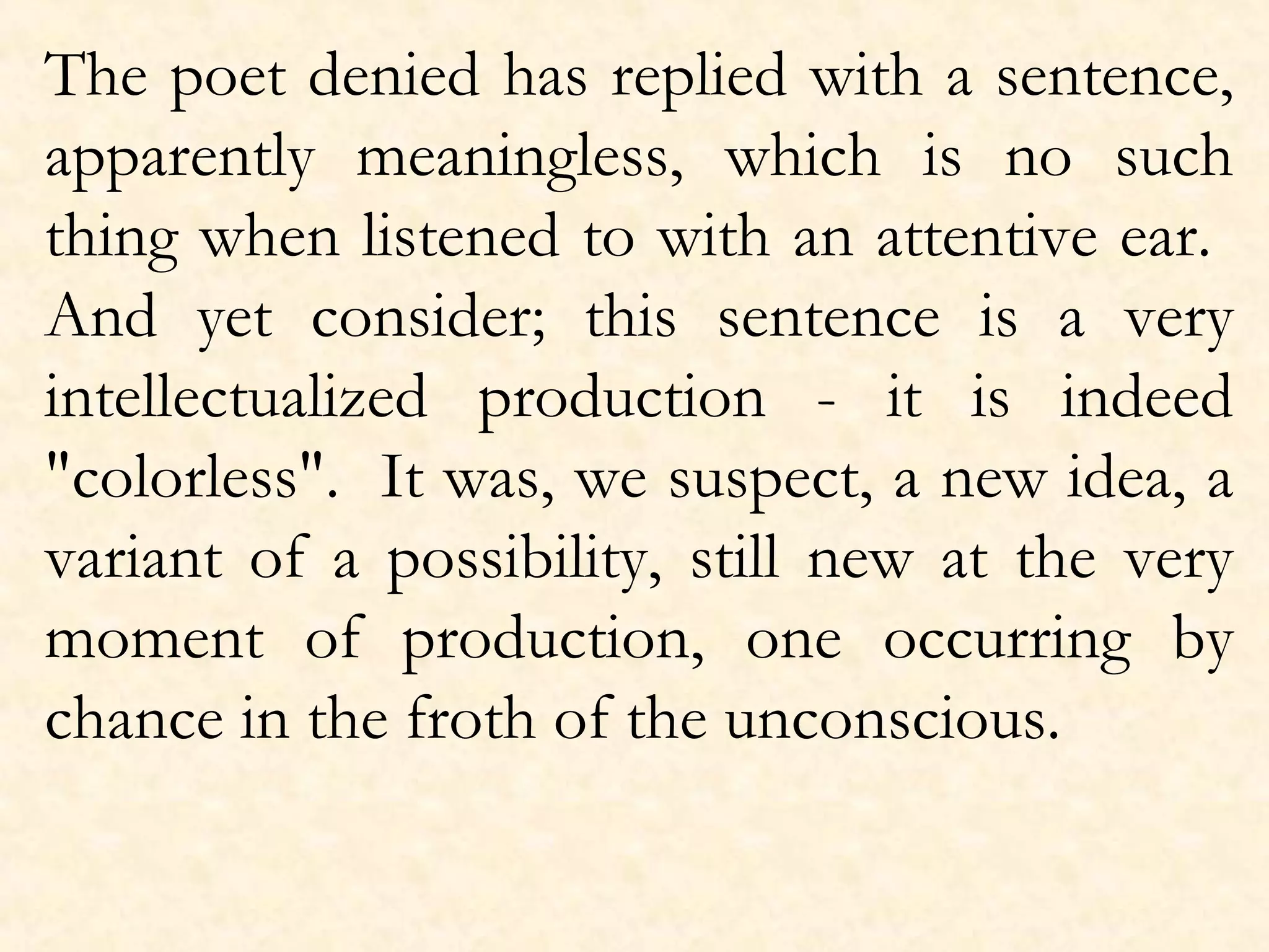 An introduction to semantics | PPT