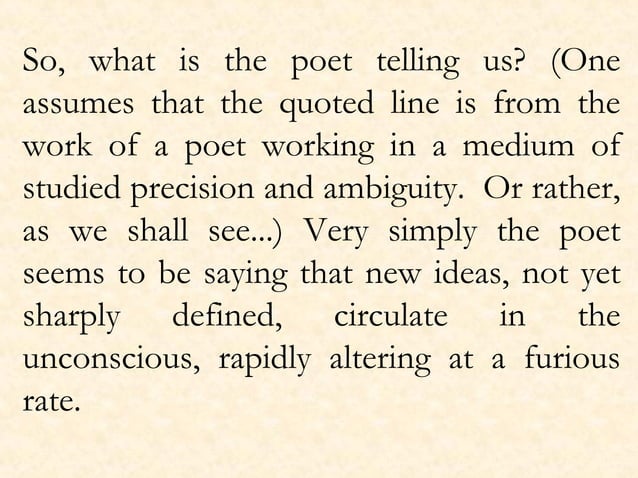 An introduction to semantics | PPT | Poetry | Books and Literature