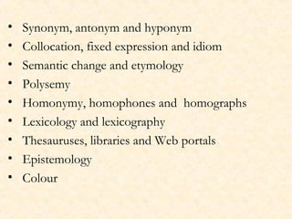 An introduction to semantics | PPT