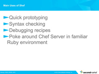An Introduction to Shef, the Chef Shell | KEY