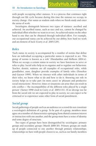 An Introduction To Sociology 3Rd Ed - Look Inside Sample | PDF | Education