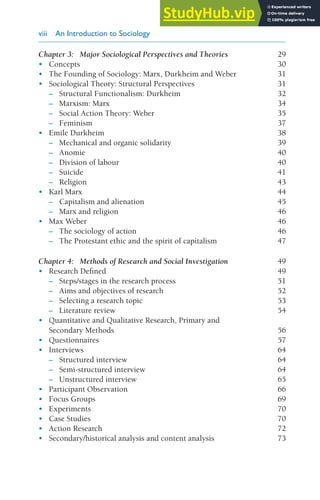 An Introduction To Sociology 3Rd Ed - Look Inside Sample | PDF | Education