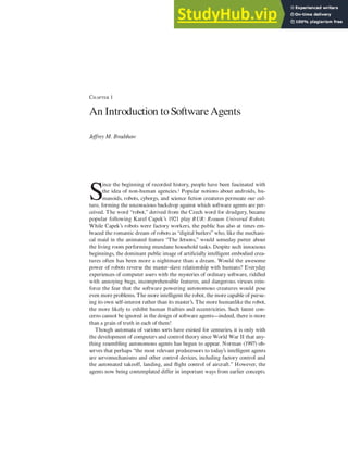An Introduction To Software Agents | PDF