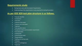 An introduction to Software Testing and Test Management | PPTX