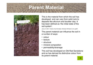 An introduction to soils, soil formation and terminology | PDF