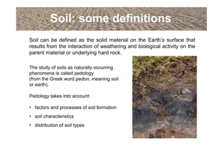 An introduction to soils, soil formation and terminology | PDF