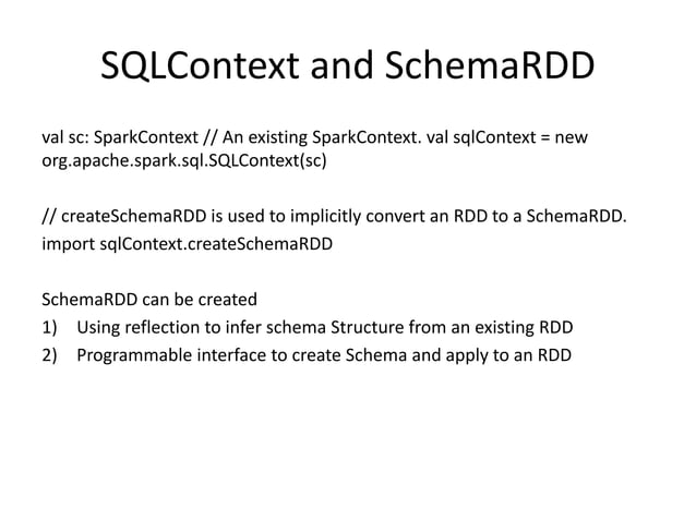 An Introduction to Spark | PPT