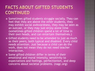 An introduction to special and gifted education, | PPTX