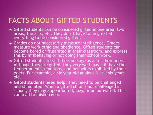 An introduction to special and gifted education, | PPT