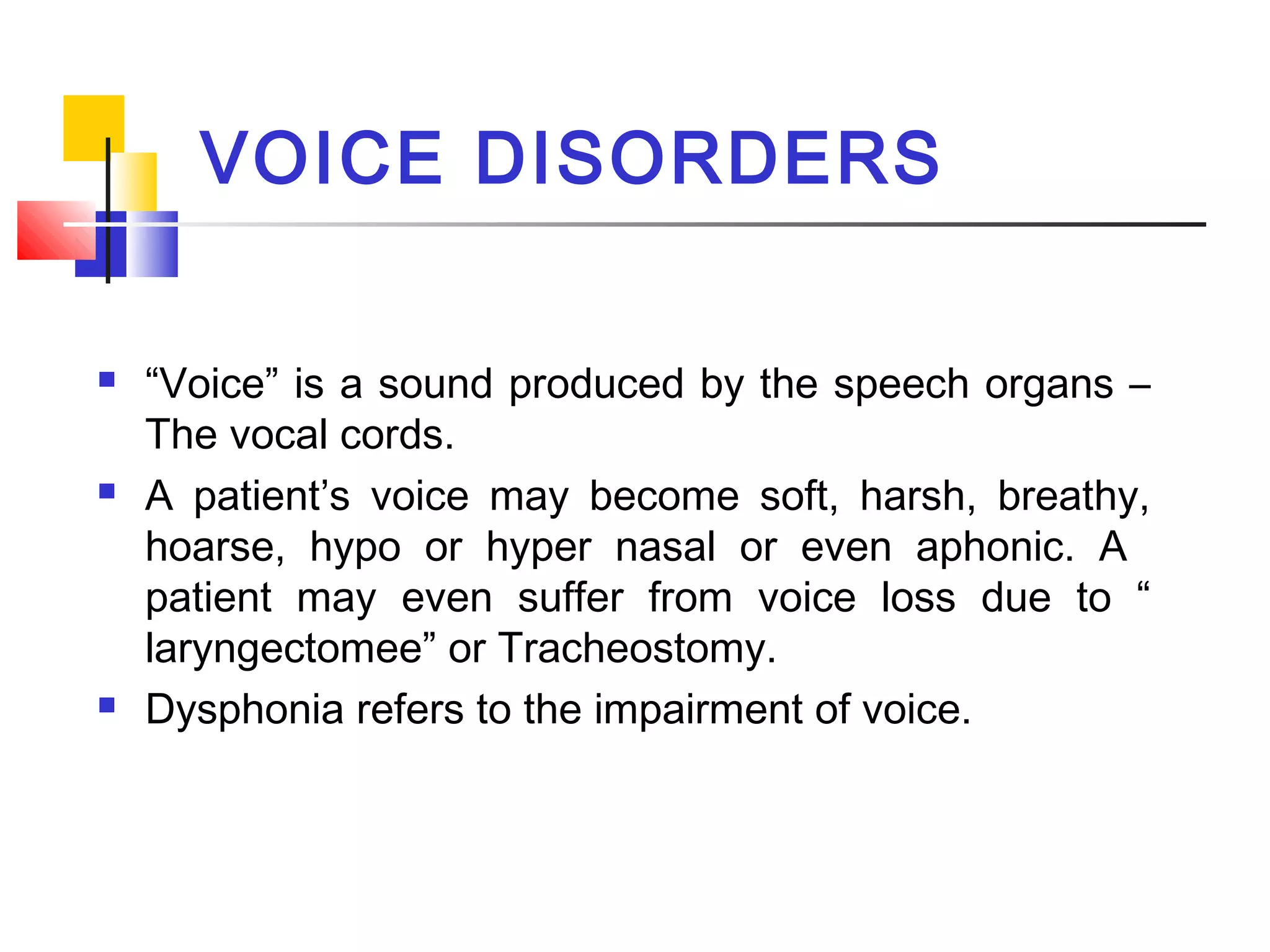 An introduction to speech therapy | PPT