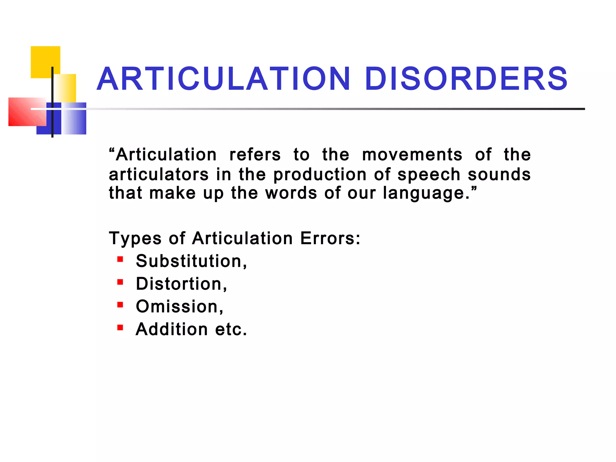 An introduction to speech therapy | PPT