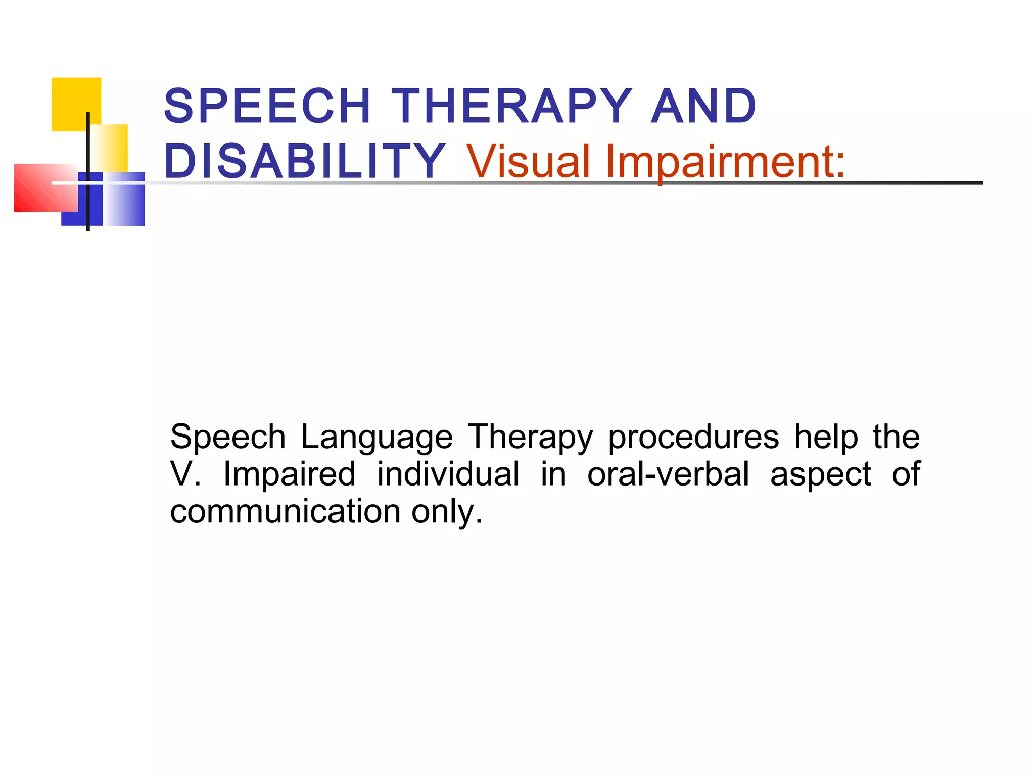 An introduction to speech therapy | PPT
