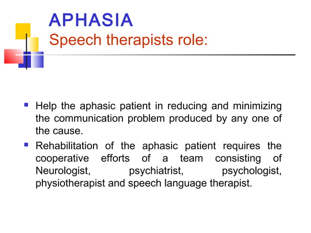 An introduction to speech therapy | PPT | Physical Therapy | Wellness