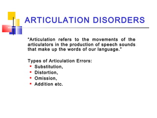 An introduction to speech therapy | PPT