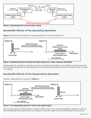 An introduction to spread spectrum communications | PDF