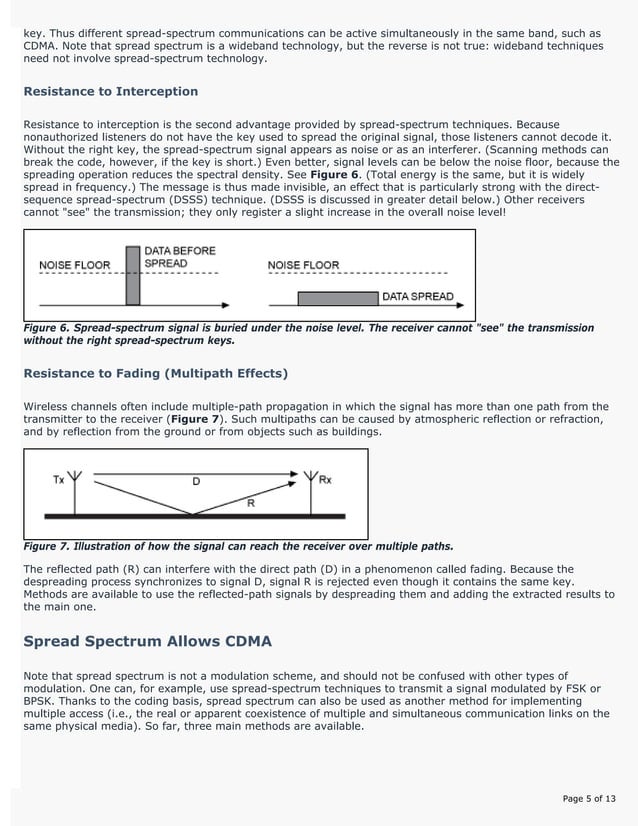 An introduction to spread spectrum communications | PDF