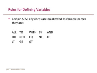 An introduction to spss | PPT