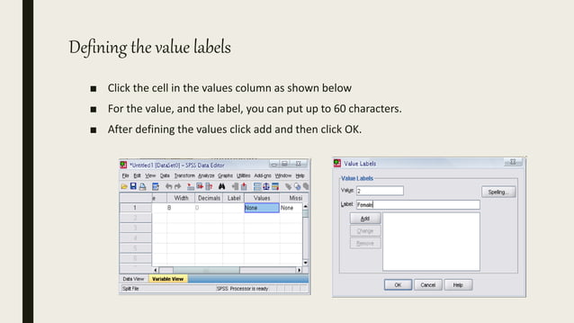 An introduction to spss | PPTX | Programming Languages | Computing