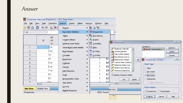 An introduction to spss | PPTX | Programming Languages | Computing