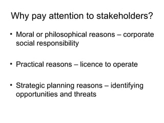 An Introduction To Stakeholder Theory | PPT