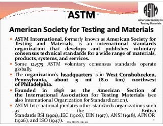 An introduction to standard institutions and regulatory authorities such as ICH, WHO, USFDA ...