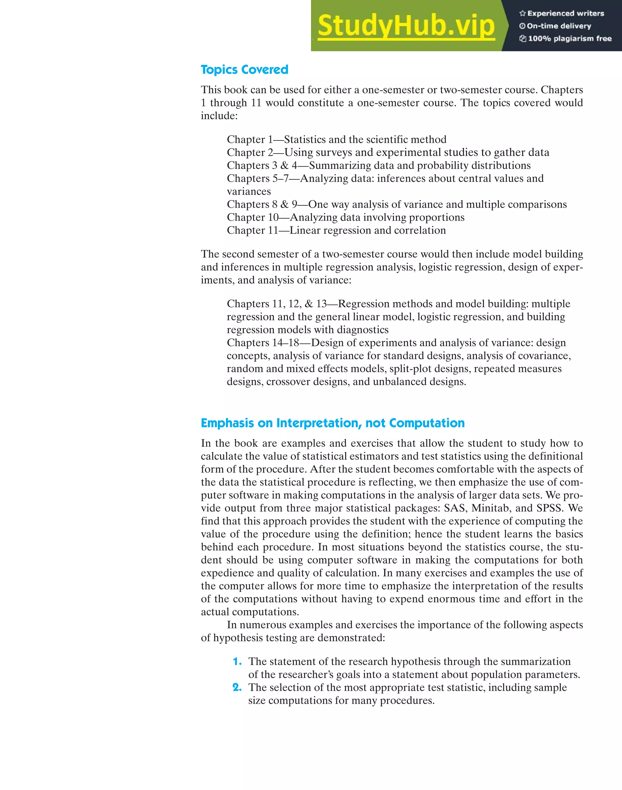 An Introduction To Statistical Methods And Data Analysis pdf