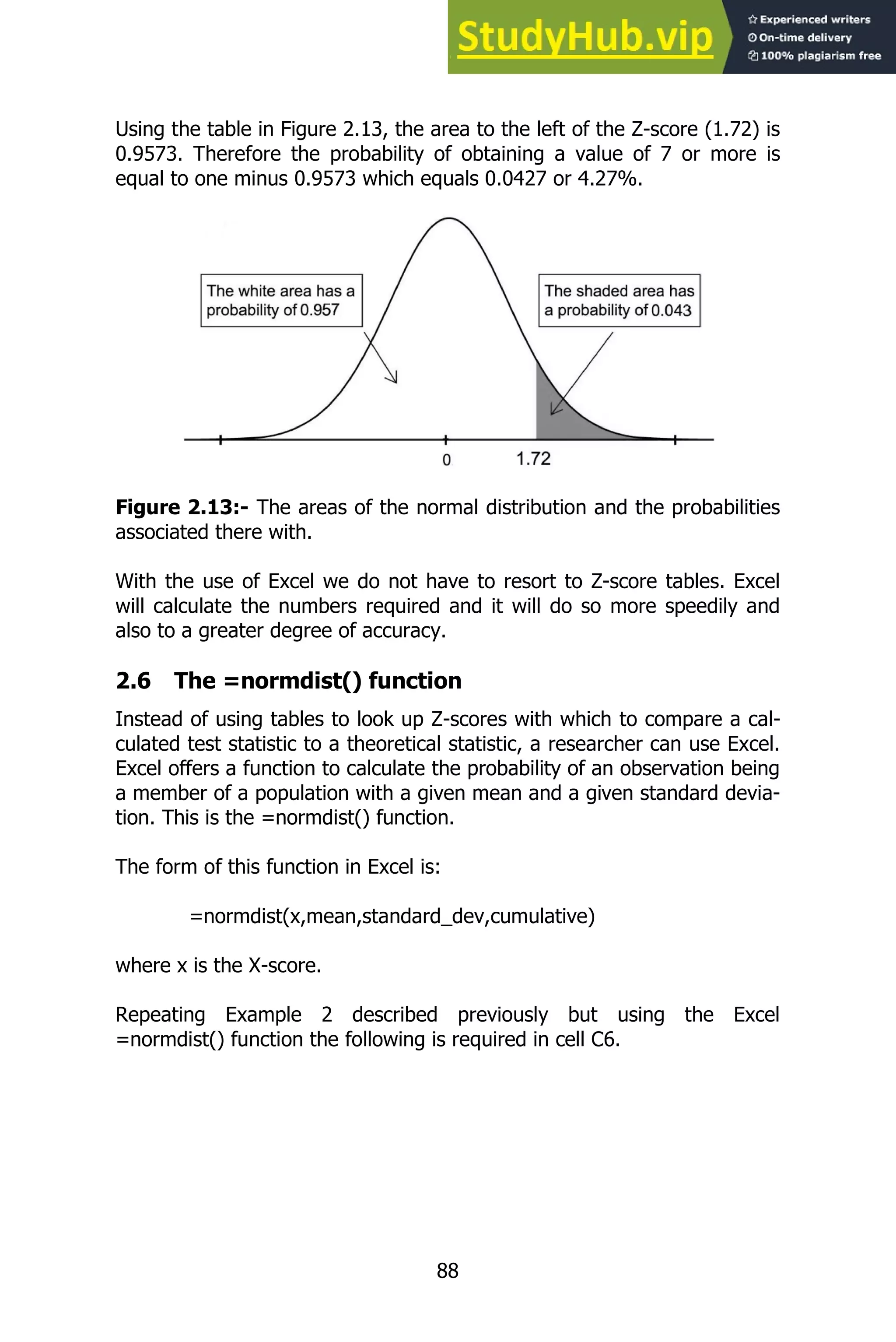An Introduction To Statistics Using Microsoft Excel Bypdf