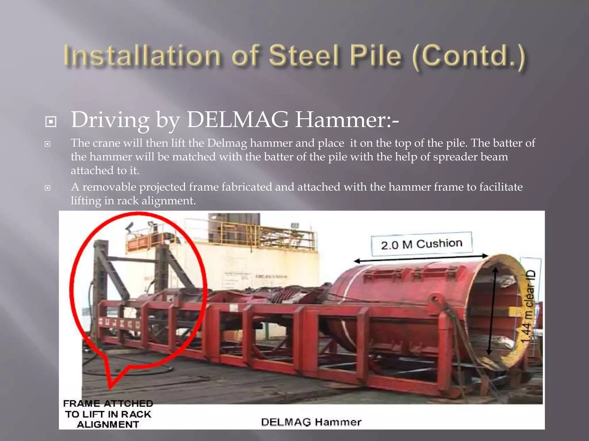 An introduction to steel piles | PPTX