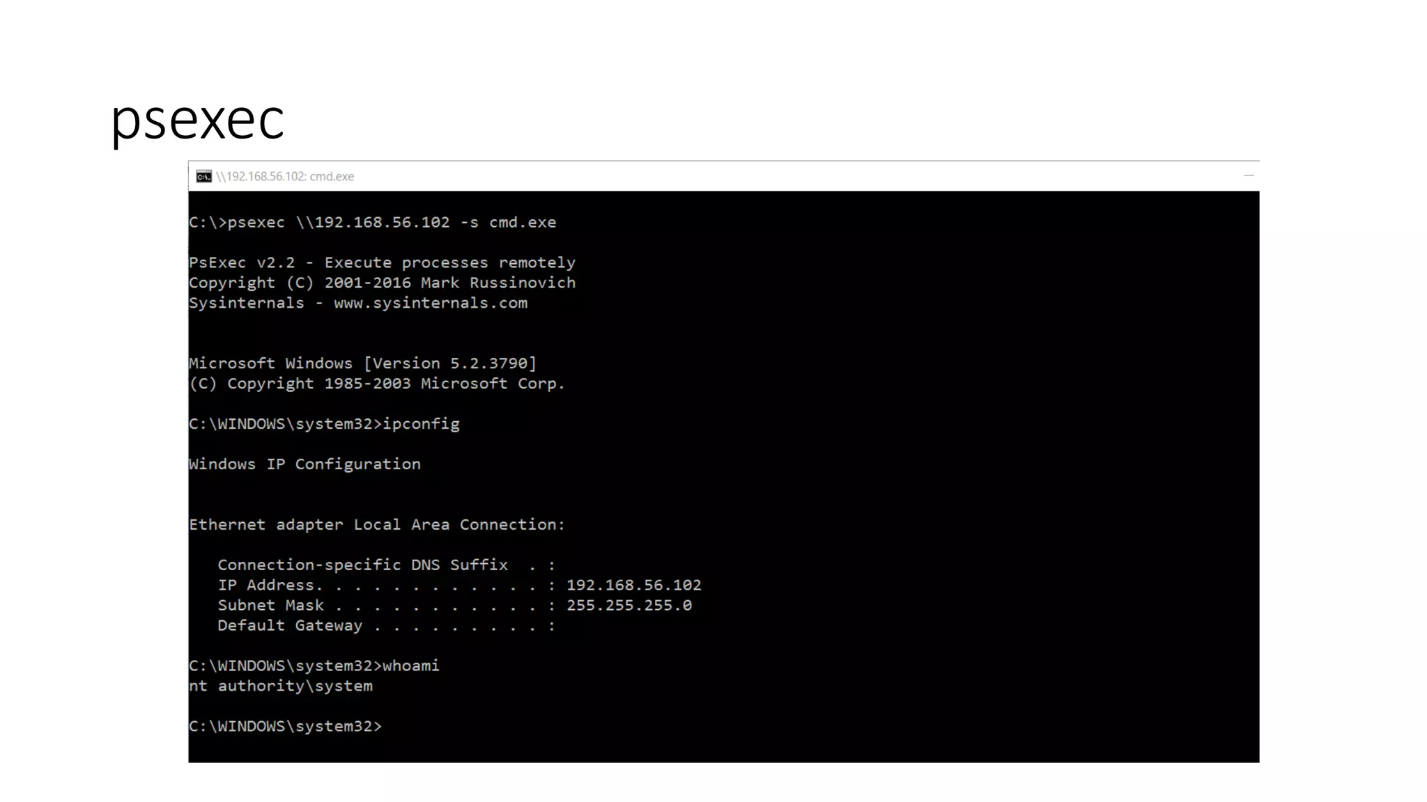 An Introduction to Sysinternals | PPTX
