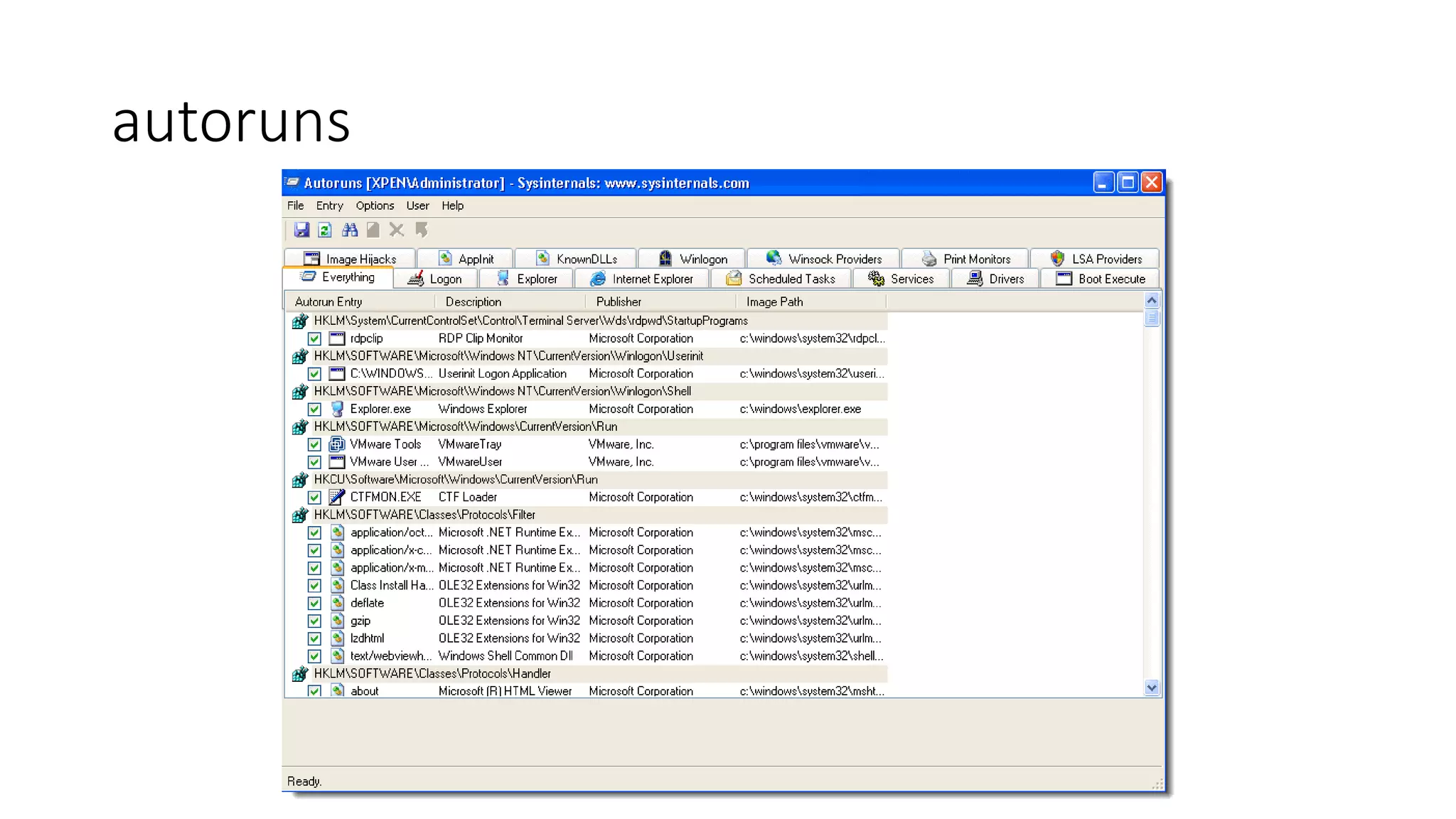 An Introduction to Sysinternals | PPTX