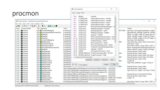 An Introduction to Sysinternals | PPTX