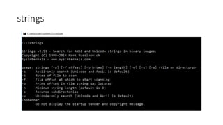 An Introduction to Sysinternals | PPTX