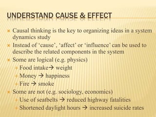 An introduction to system dynamics & feedback loop | PPTX