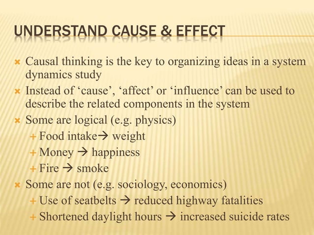 An introduction to system dynamics & feedback loop | PPTX | Physics | Science