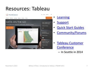 An introduction to Tableau | PDF