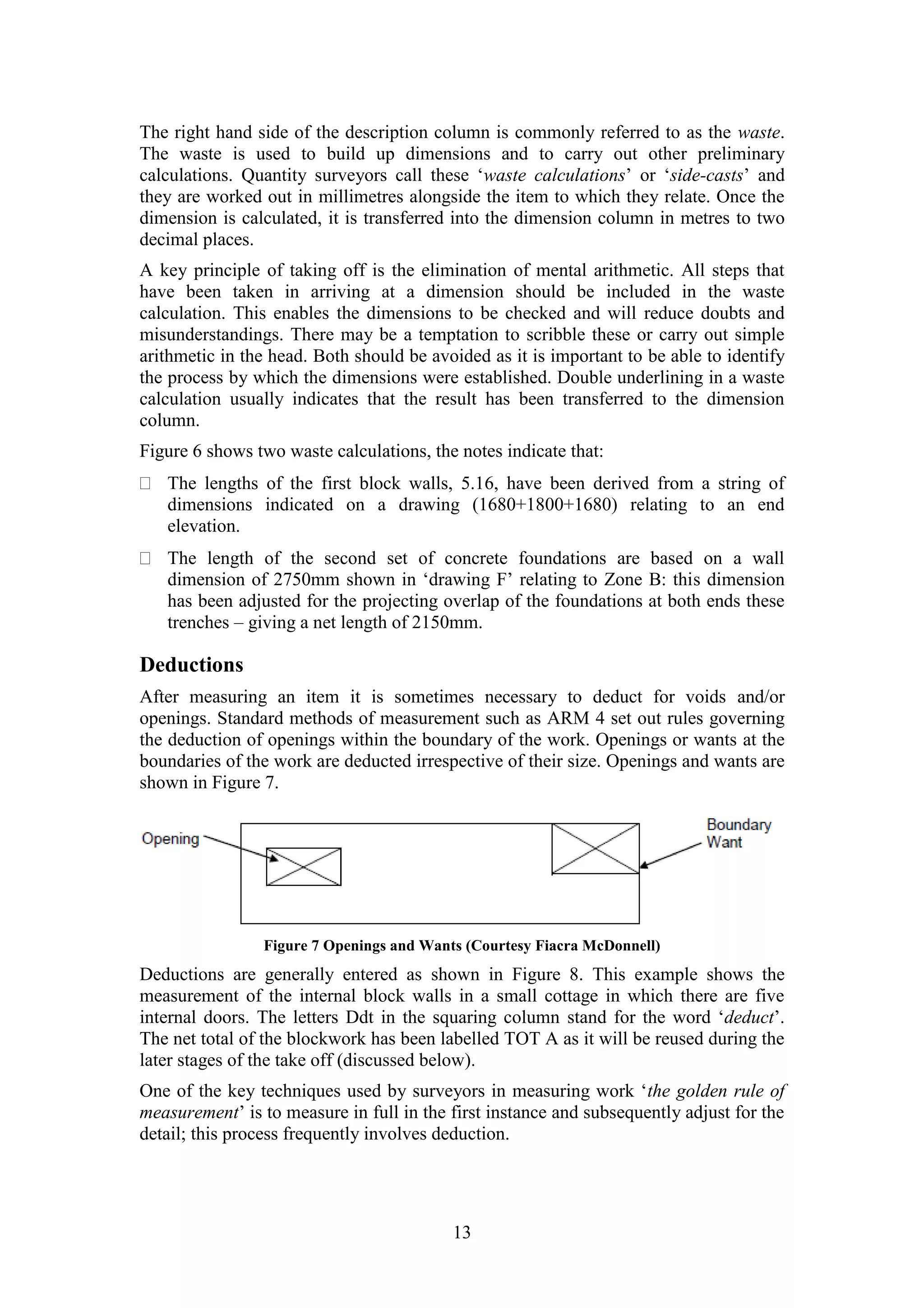An Introduction To Taking Off Building Quantities Pdf