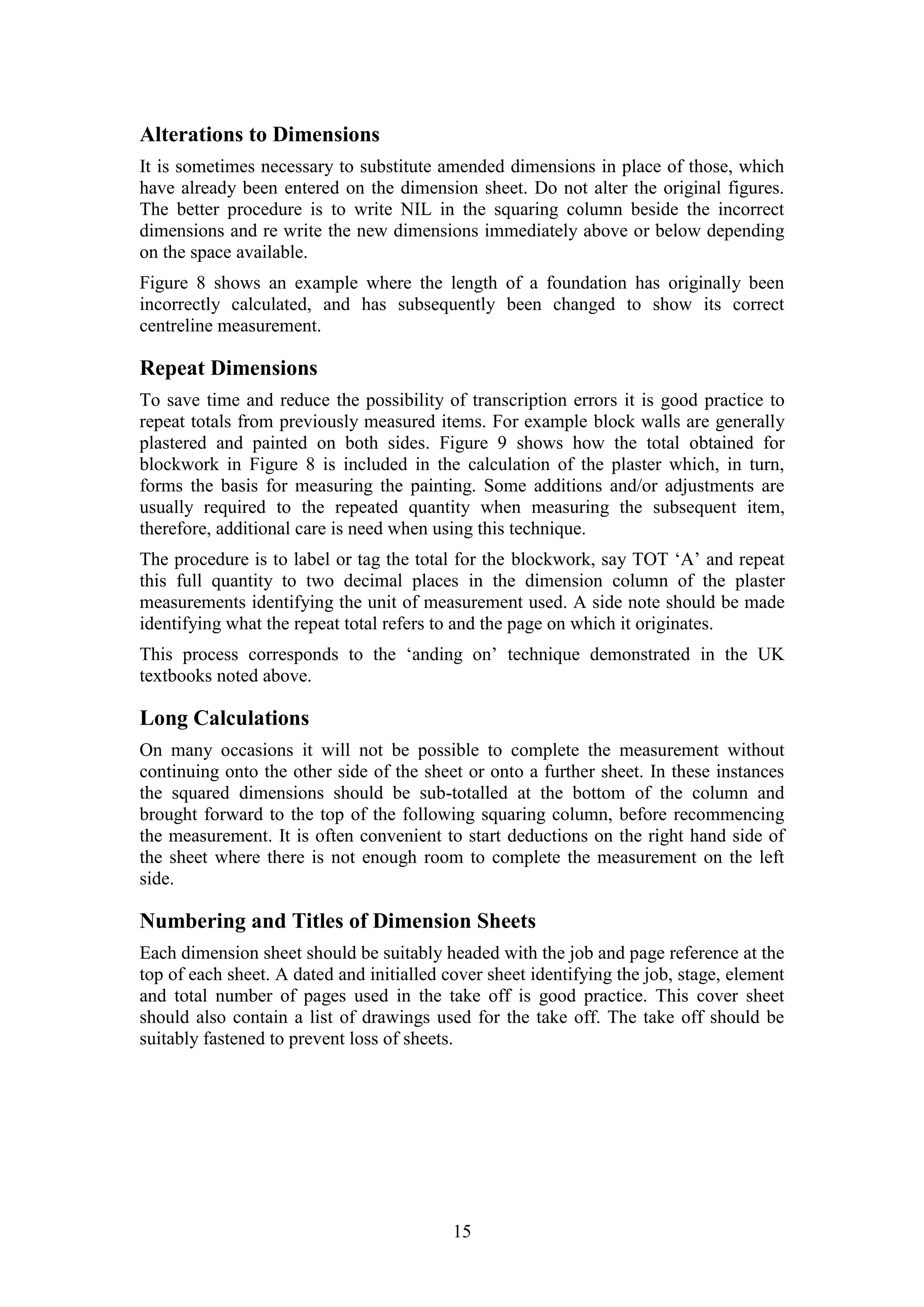An introduction to taking off building quantities | PDF