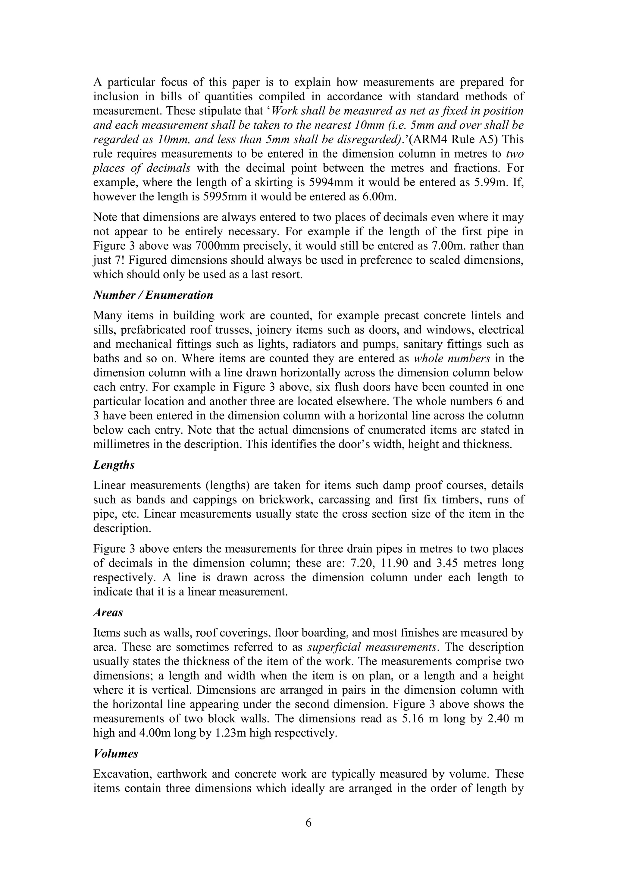 An introduction to taking off building quantities | PDF