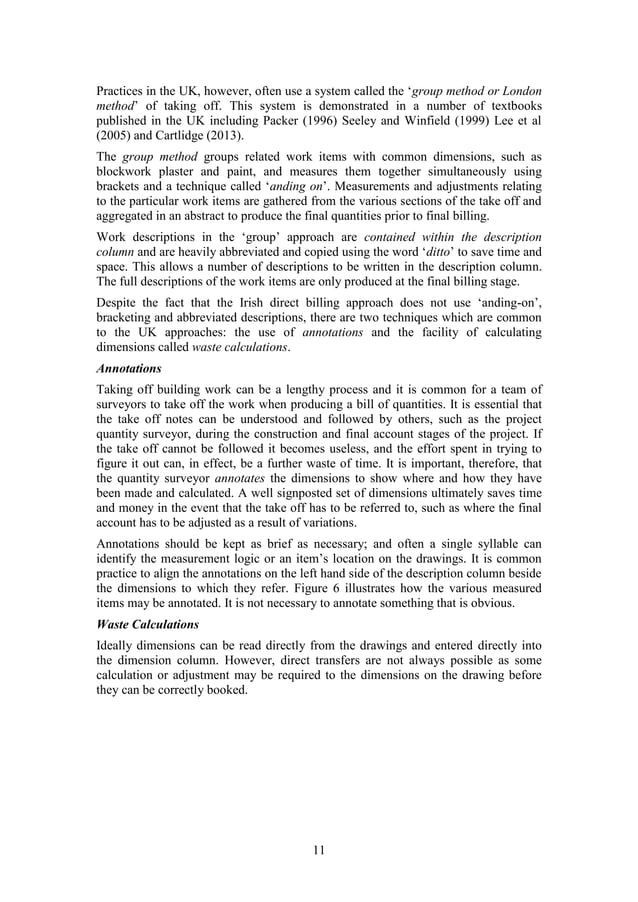 An introduction to taking off building quantities | PDF | Drawing and ...