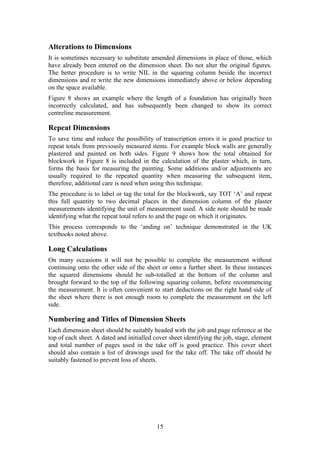 An introduction to taking off building quantities | PDF