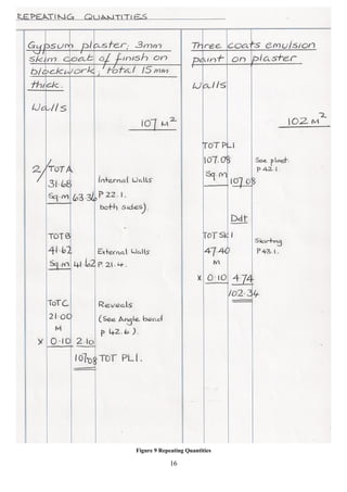 An introduction to taking off building quantities | PDF