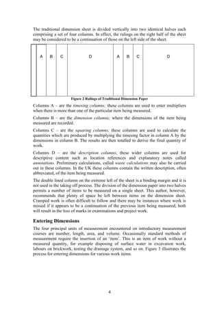 An introduction to taking off building quantities | PDF