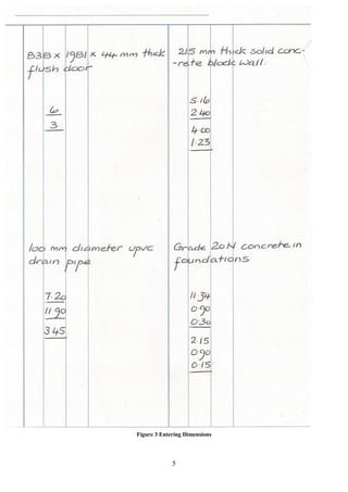 An introduction to taking off building quantities | PDF