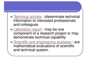 AN INTRODUCTION TO TECHNICAL WRITING | PPT